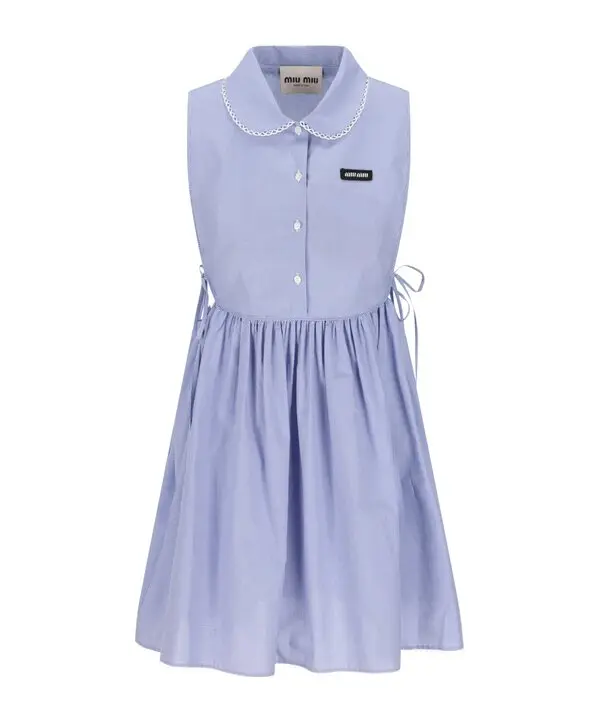 Miu Miu Embroidered Mini Dress - No
