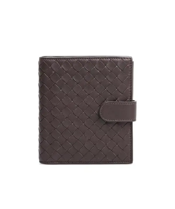 Bottega Veneta Logo Wallet - Brown