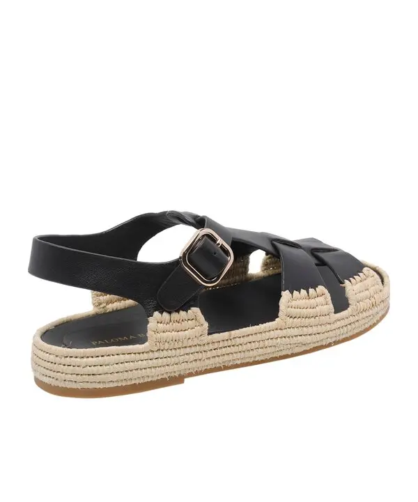 PALOMA BARCELO Paloma Barceló Yuka Flat Sandals - Black