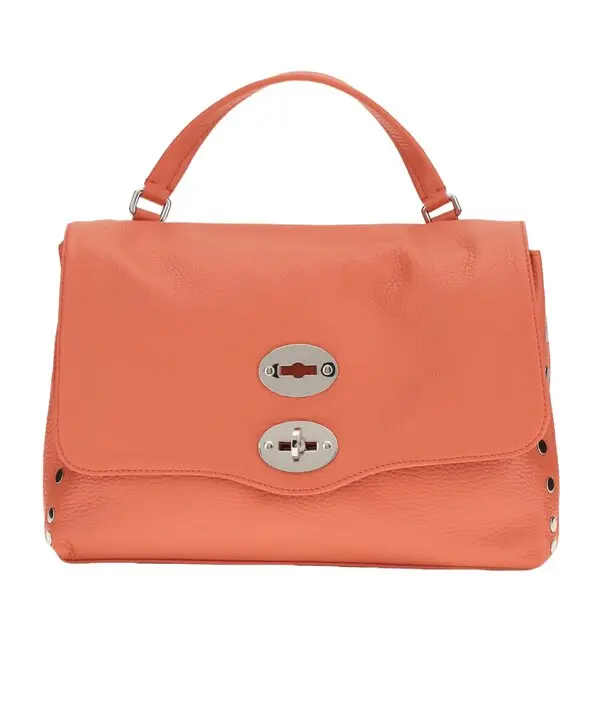 ZANELLATO Postina Twist-lock Small Top Handle Bag - Red