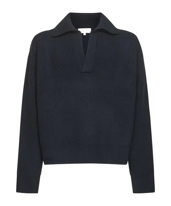 Studio Nicholson Long Sleeve Knitted Sweater - Black