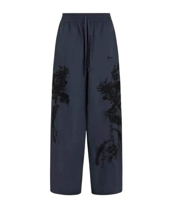 P.a.r.o.s.h Ninja Wide-leg Pants - Black