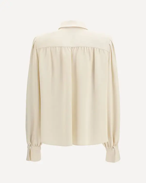 Valentino Garavani Cady Couture Pleated Shirt