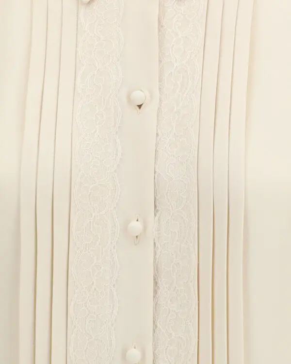 Valentino Garavani Cady Couture Pleated Shirt