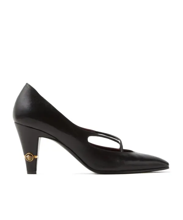 Versace Giulietta Slip-on Pumps - Black