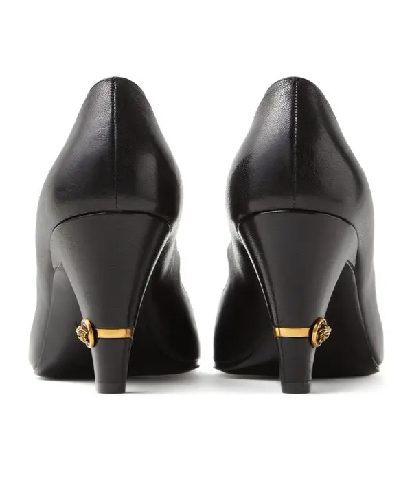 Versace Giulietta Slip-on Pumps - Black