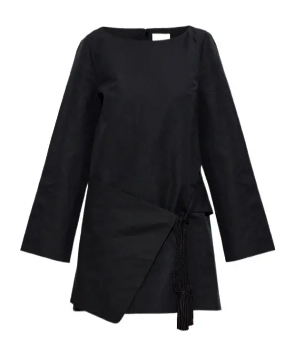 Posse Yvette Tassel Mini Dress - Black