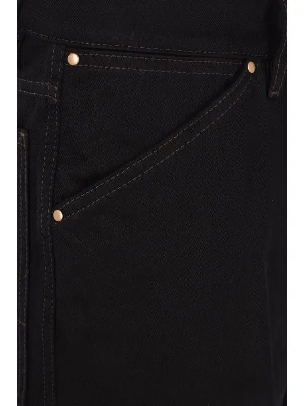 LEMAIRE Logo-patch Wide-leg Jeans