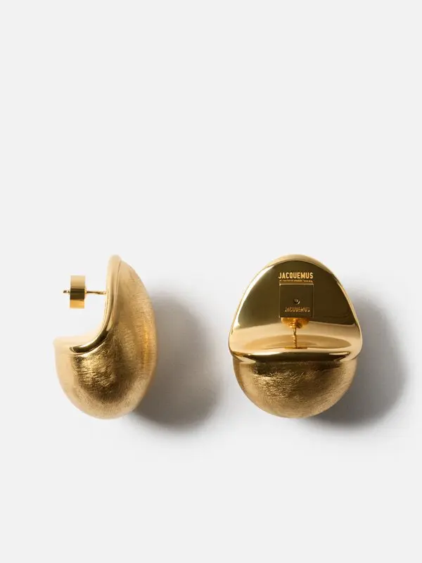 Jacquemus The Raisin" Oval Shape Earrings - Yellow