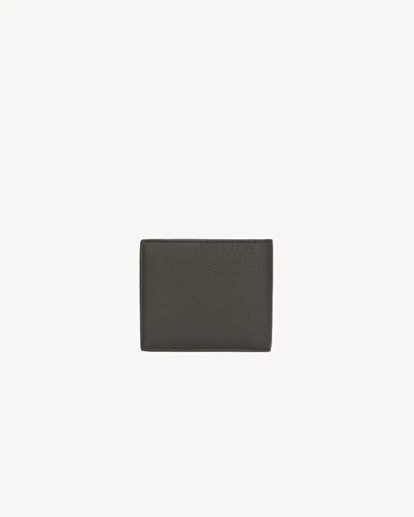 Saint Laurent Tiny Cassandre East/west Wallet - Black