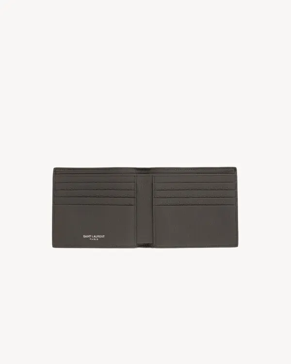 Saint Laurent Tiny Cassandre East/west Wallet - Black