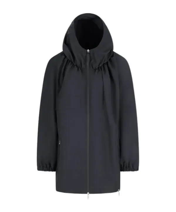 JIL SANDER Hooded Gathered Jacket