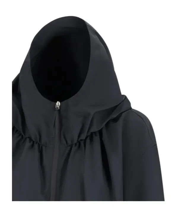 JIL SANDER Hooded Gathered Jacket