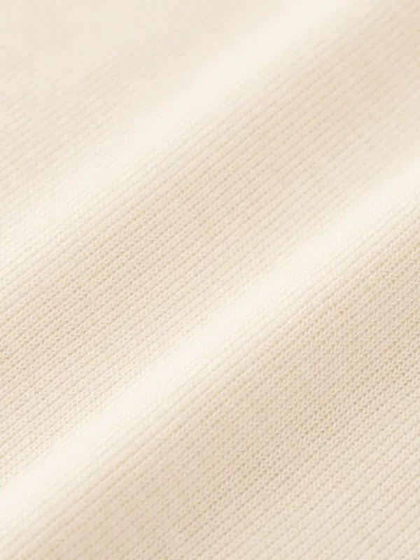 Studio Nicholson Rond Short-sleeve T-shirt In Lyocell Knit - Canvas