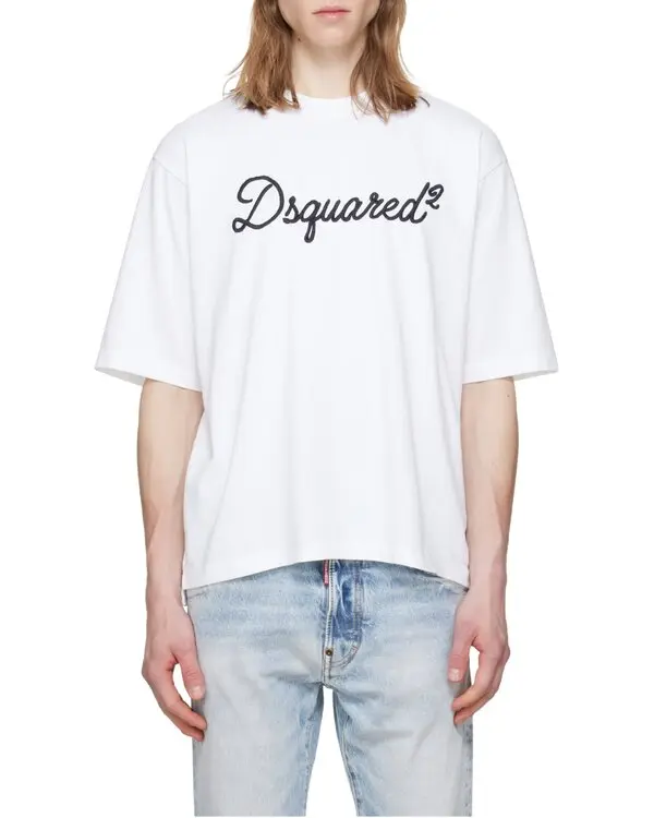Dsquared2 Embroidered Loose Fit T-shirt