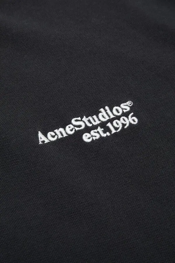 Acne Studios Washed Logo Polo Shirt