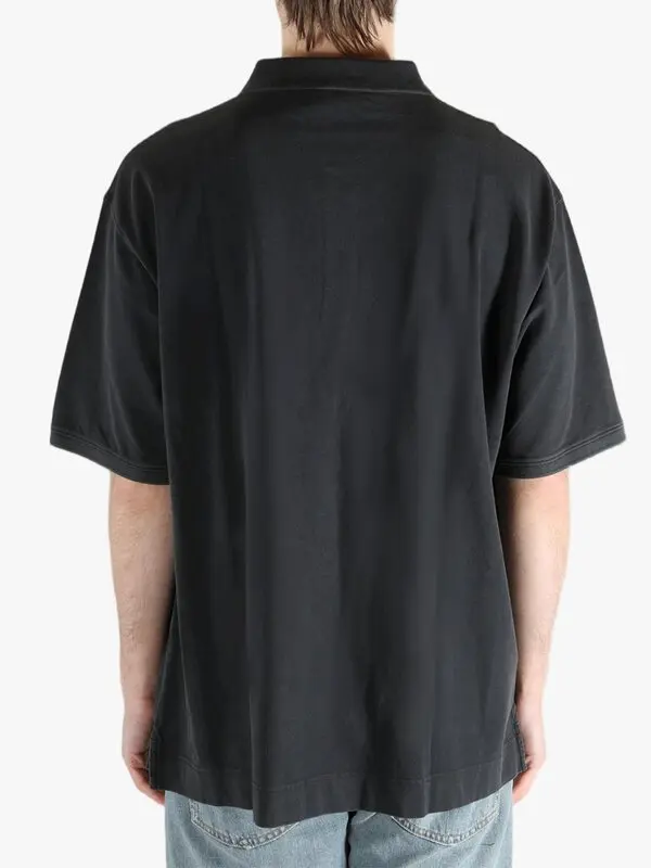 Acne Studios Washed Logo Polo Shirt