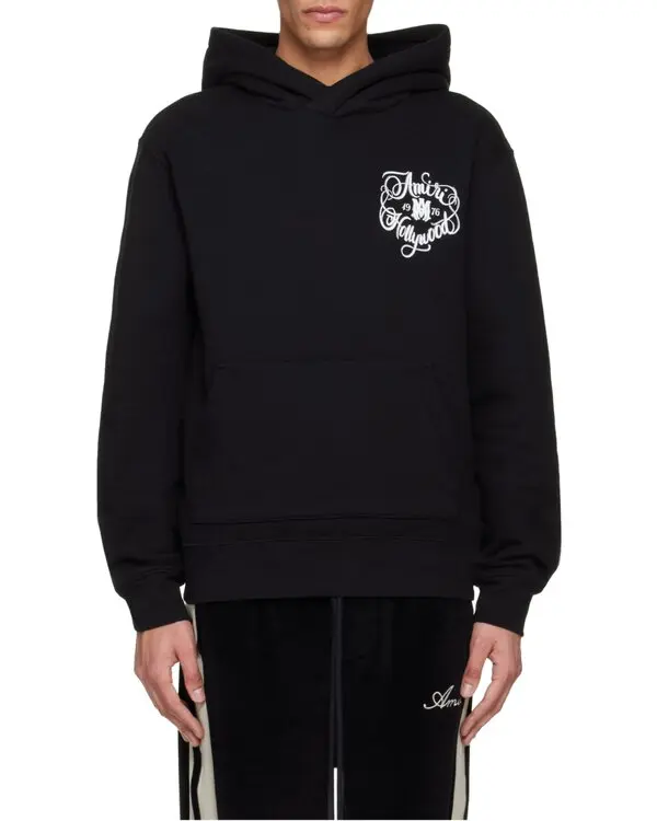 Amiri Hollywood Print Long Sleeve Hoodie