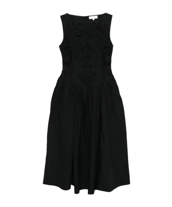 Stine Goya Sleeveless Midi Dress With Embellished Bodice