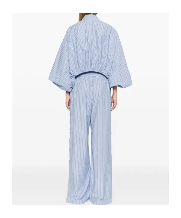 Zimmermann Striped Long-sleeve Woven Shirt