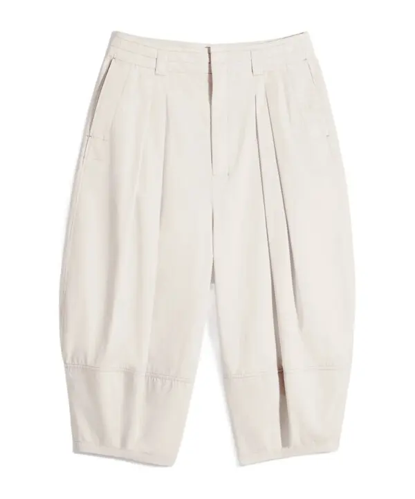 LEMAIRE Pleated Balloon Shorts