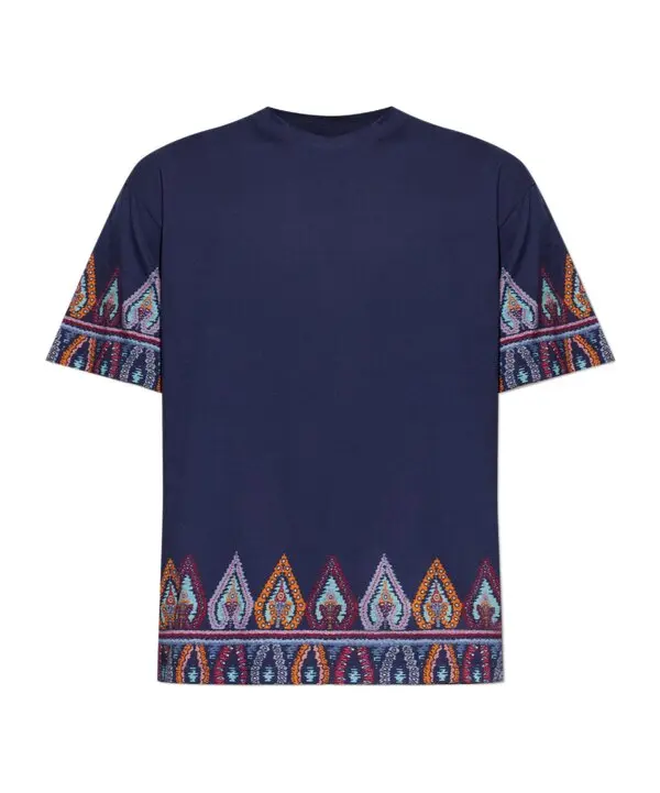 Etro Patterned Crewneck T-shirt