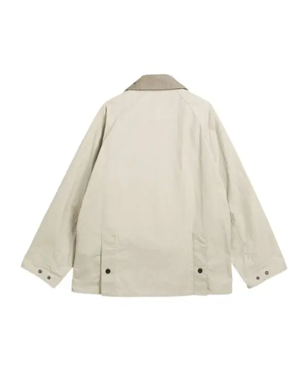 Barbour Bedale Oversized Casual Jacket - White