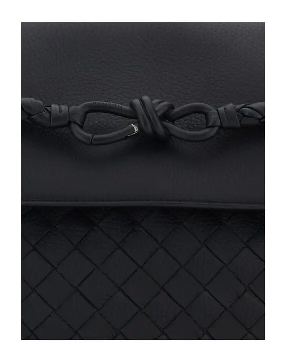 Bottega Veneta Andiamo Con Patta Cervo Shoulder Bag