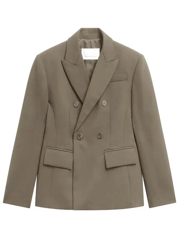 THE FRANKIE SHOP Doyer Cinched Blazer - Green