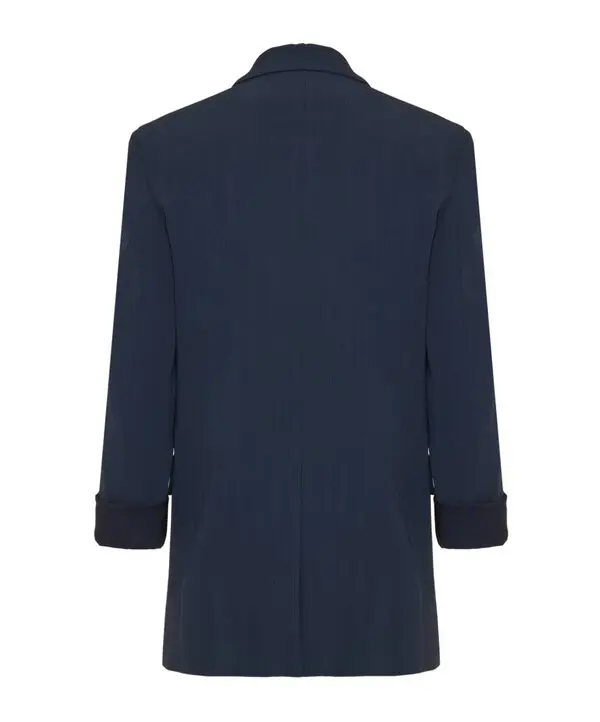 Theory Crepe Single-breasted Tailored Blazer