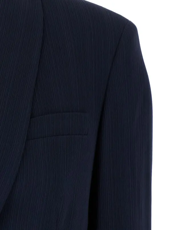Theory Crepe Single-breasted Tailored Blazer