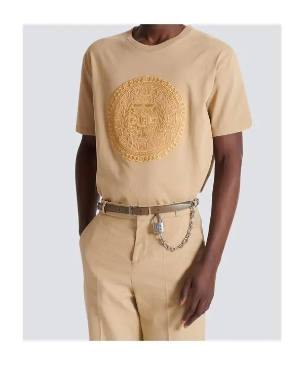 Balmain Sync Narrow Leather Belt