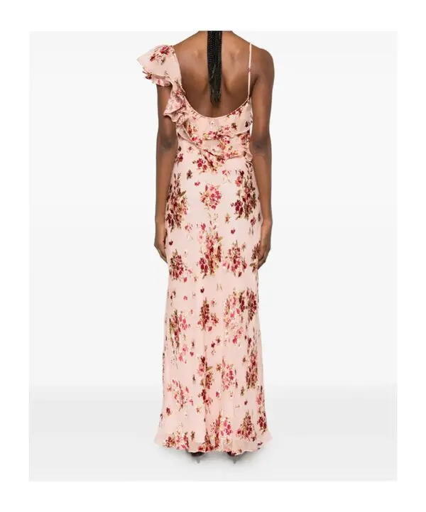 Rixo Floral Print Sleeveless Maxi Dress - Pink