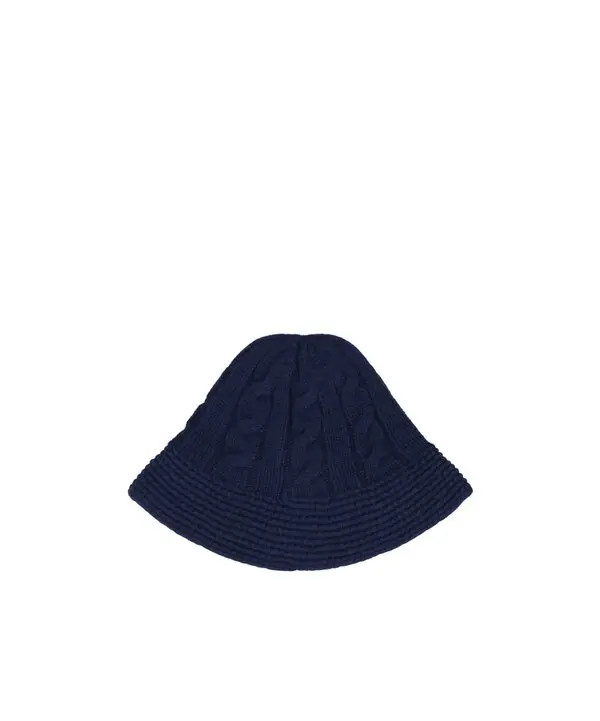 Polo Ralph Lauren Cable Knit Bucket Hat With Embroidered Logo