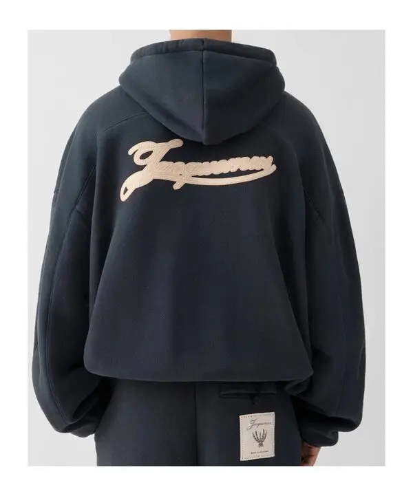 Jacquemus Torneo Zip-up Hoodie - Black