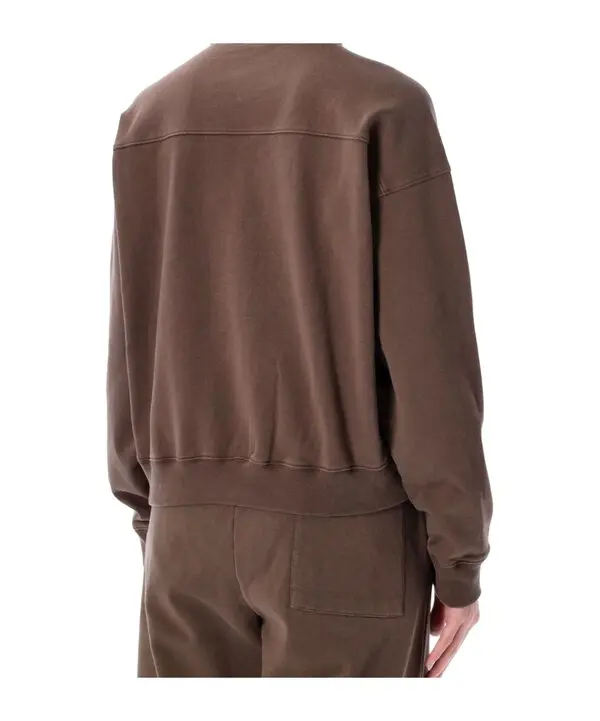SPORTY  RICH Sporty Rich Crest Quarter-zip Sweatshirt