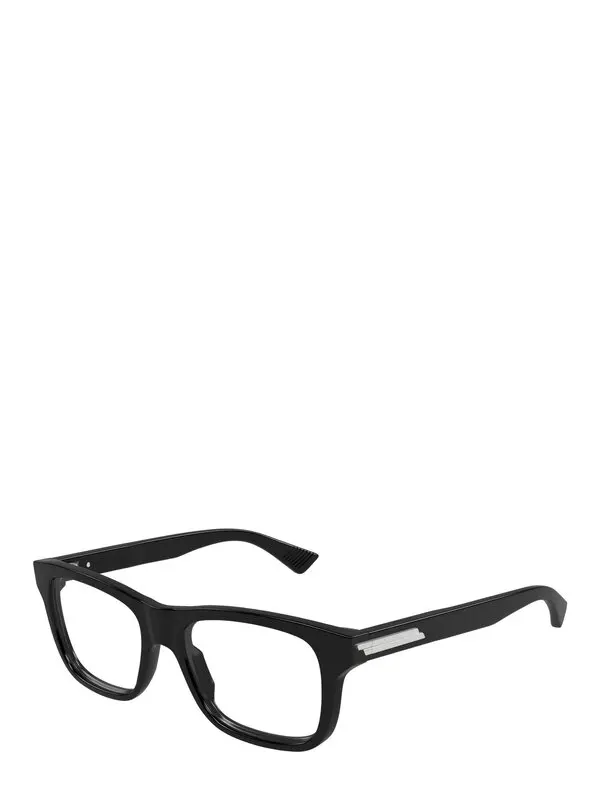 Bottega Veneta Rectangle Frame Eyeglasses - Black