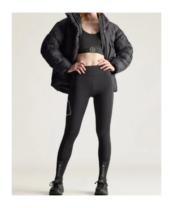 Adidas By Stella McCartney Padded Hooded Zip-up Jacket