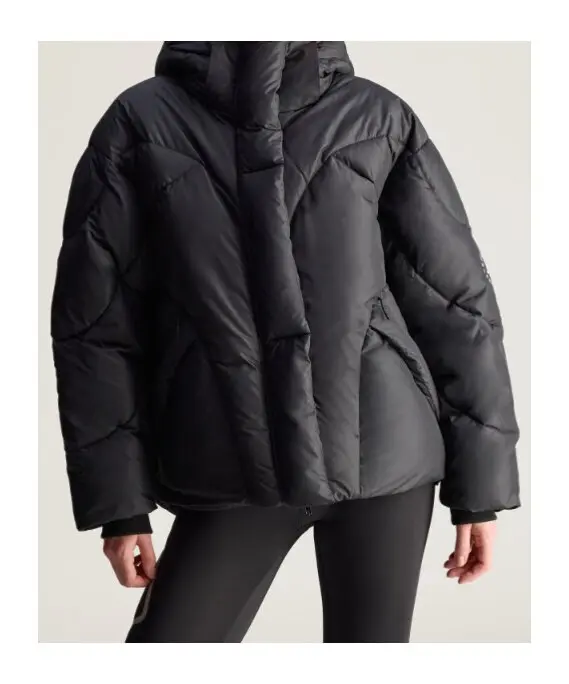 Adidas By Stella McCartney Padded Hooded Zip-up Jacket
