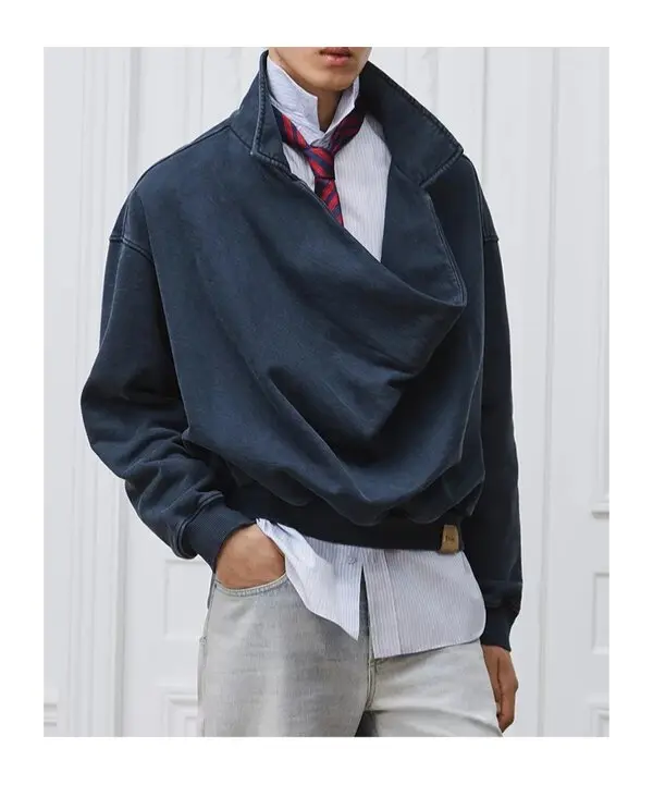 Dior Draped Sweatshirt With Open Collar