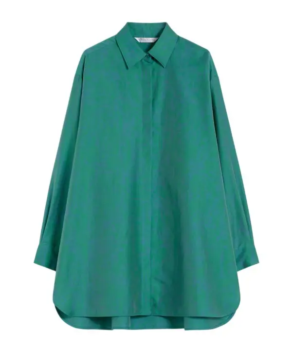 Max Mara Bird Button-up Shirt - Green