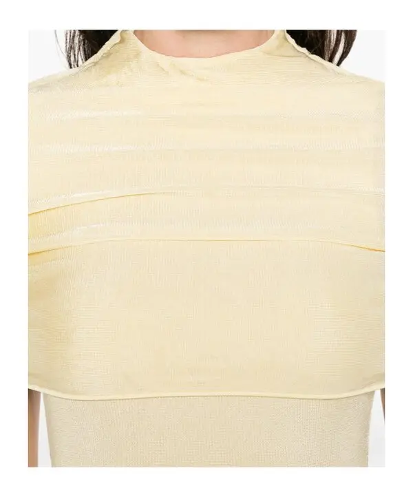 Roland Mouret Draped Round Neck Maxi Dress