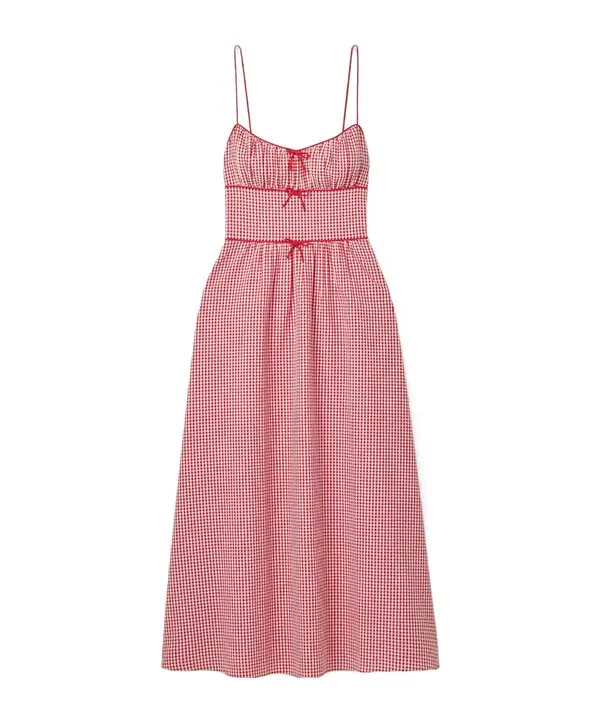 DÔEN Belline Gingham Midi Dress