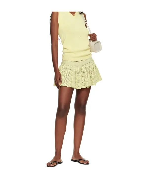 JUDY TURNER Cecil Crochet Miniskirt