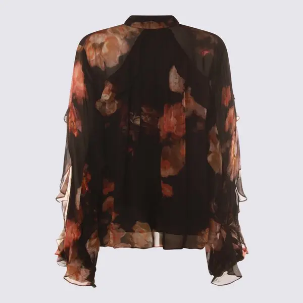 Zimmermann Hypnotic Flutter Blouse With Necktie And Frill Detailing - No