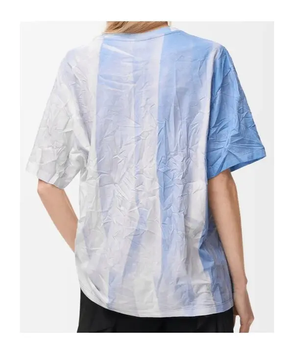 Loewe Crinkled T-shirt - Light Blue