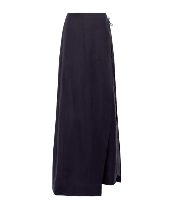 BLUGIRL Sheer Wrap Maxi Skirt