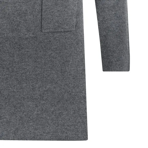 SELF-PORTRAIT Knitted Dress With Contrast Collar