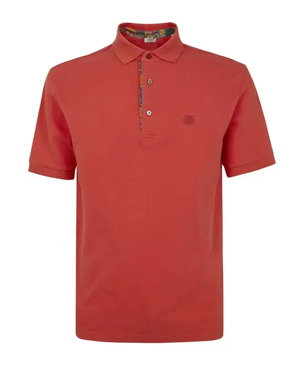 Etro Pegaso Embroidered Polo Shirt