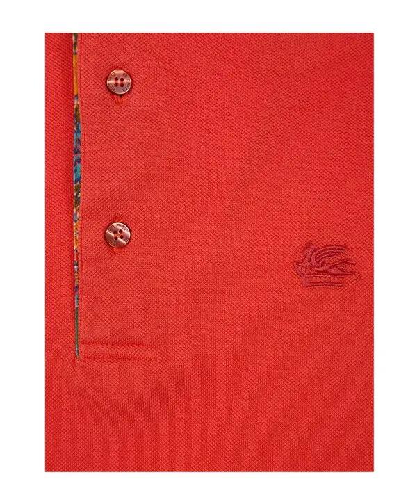Etro Pegaso Embroidered Polo Shirt